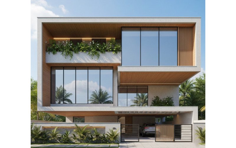 Best Front Elevation Designs for Residential Houses